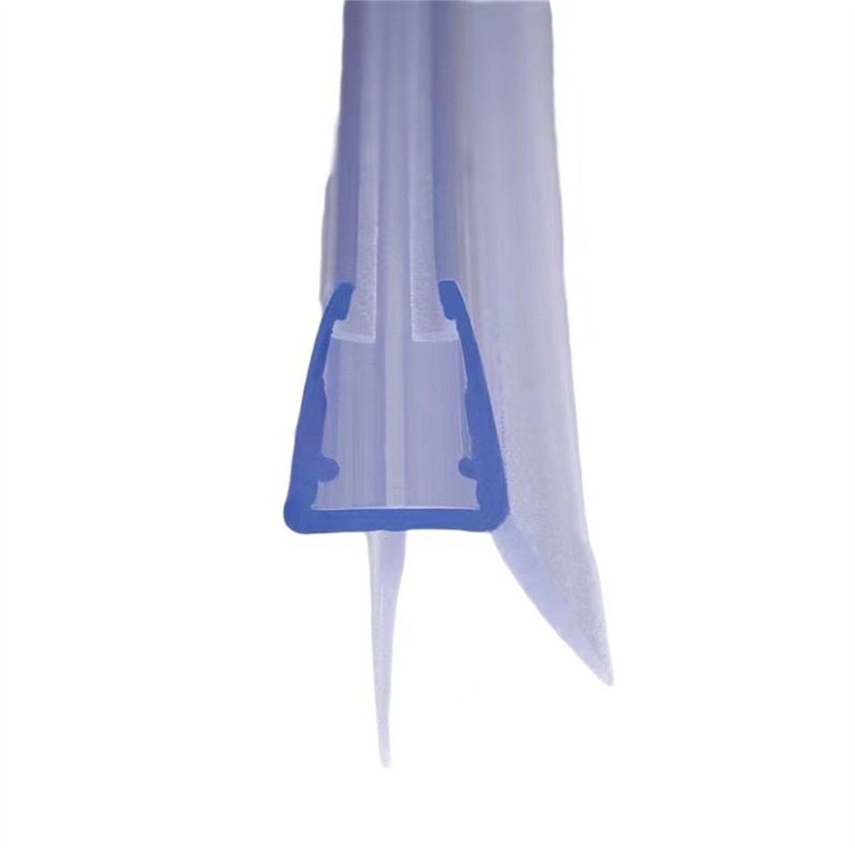 Shower Screen Bottom Seal Strip Wipe Drip Rail PVC Bath Glass Door ...