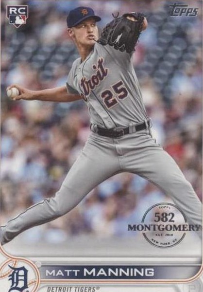 2022 Topps Series 1 - 582 Montgomery Club #31 Matt Manning (RC) for ...