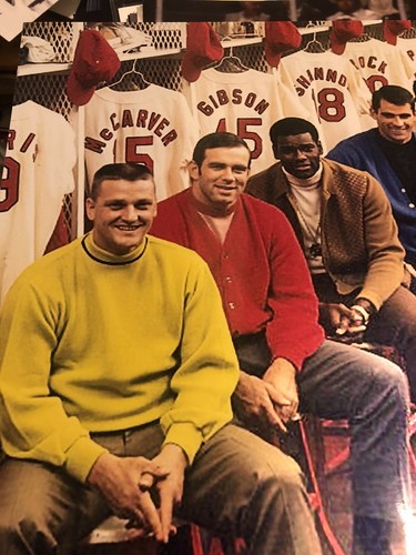 St. Louis CARDINALS Late 60s LOCKER Room CUSTOM Lab SATIN Finish 11X14 ...