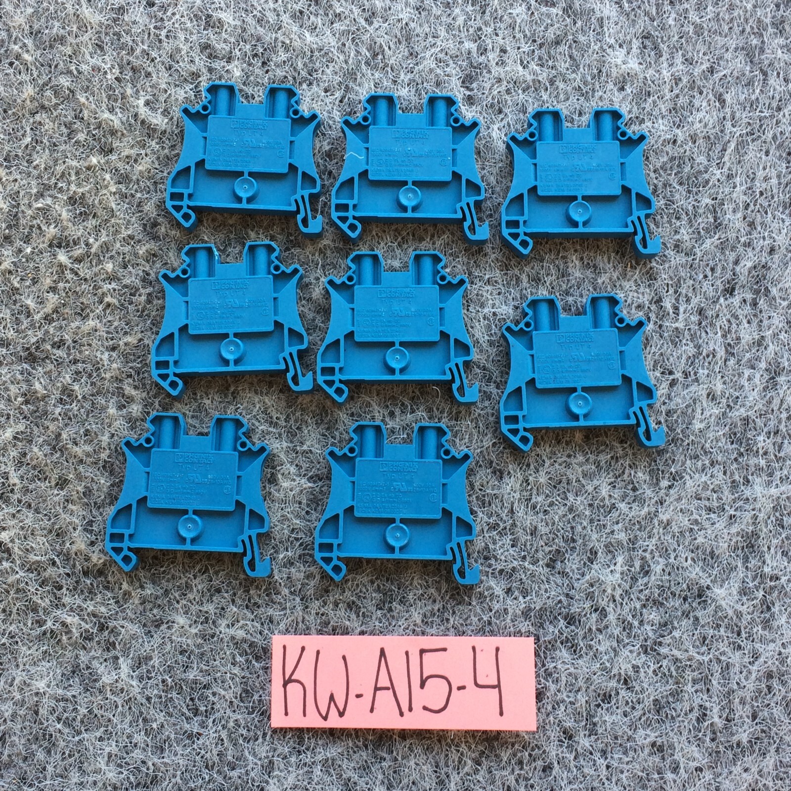 Lot of 8 Phoenix Contact Cat: UT 4-MTD BLUE IEC-60947-7-1 | eBay
