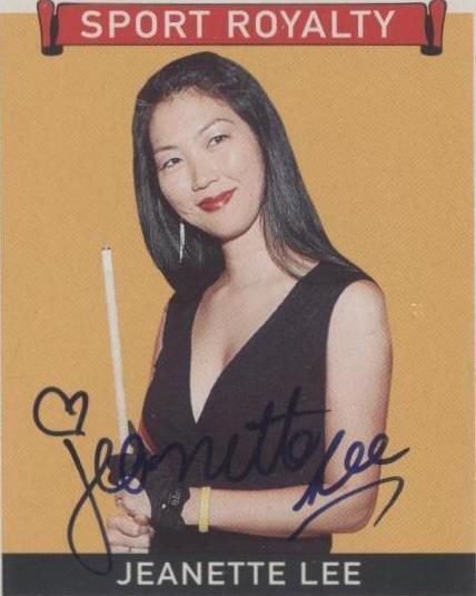 2007 Upper Deck Goudey - Sport Royalty Jeanette Lee #SR-LE Autographs ...
