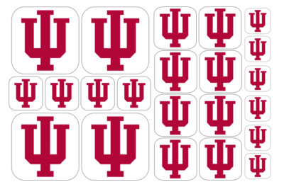 Indiana Hoosiers Team Stickers - Multiple Sizes/Glossy/Matte - Free ...
