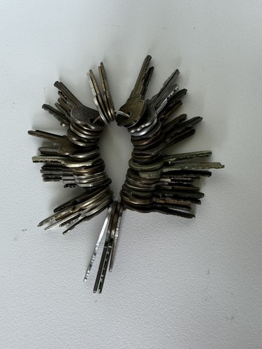 Large Lot of 52 Assorted Vintage Flat Keys Varying Sizes and Designs | eBay