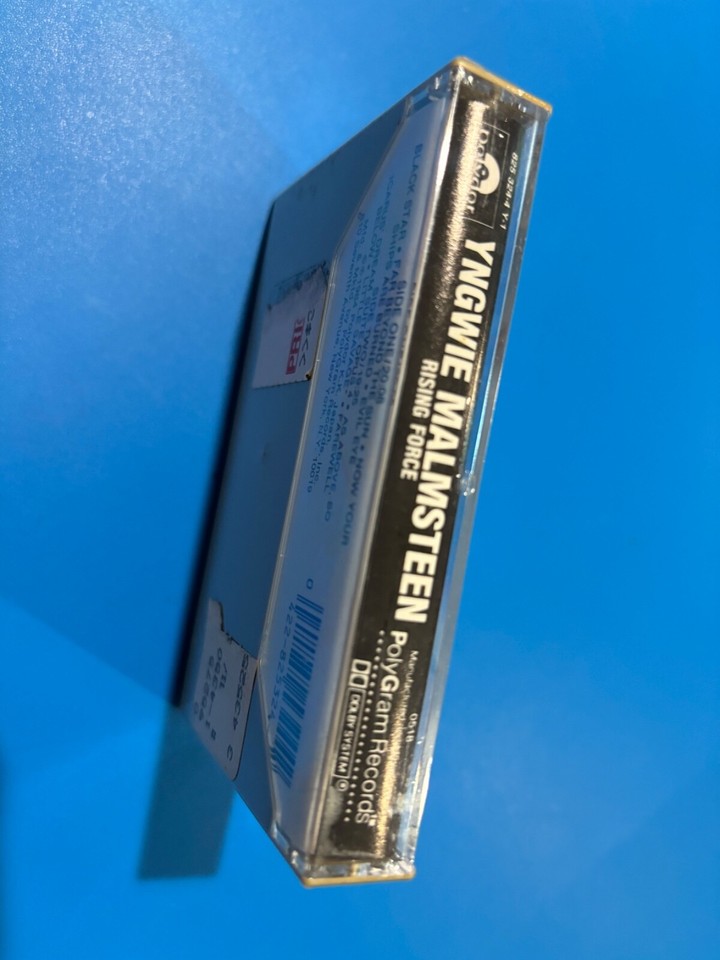 YNGWIE MALMSTEEN:Rising Force (NEW-SEALED 1990 Polydor) Music Cassette ...