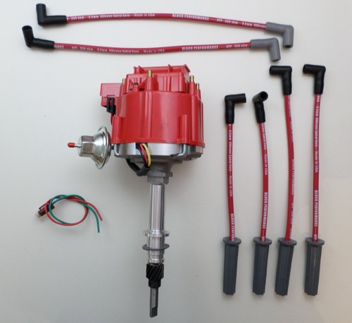 INLINE 6 3.8L/232 4.2L/258 HEI DISTRIBUTOR +8.5mm RED USA WIRES for AMC ...