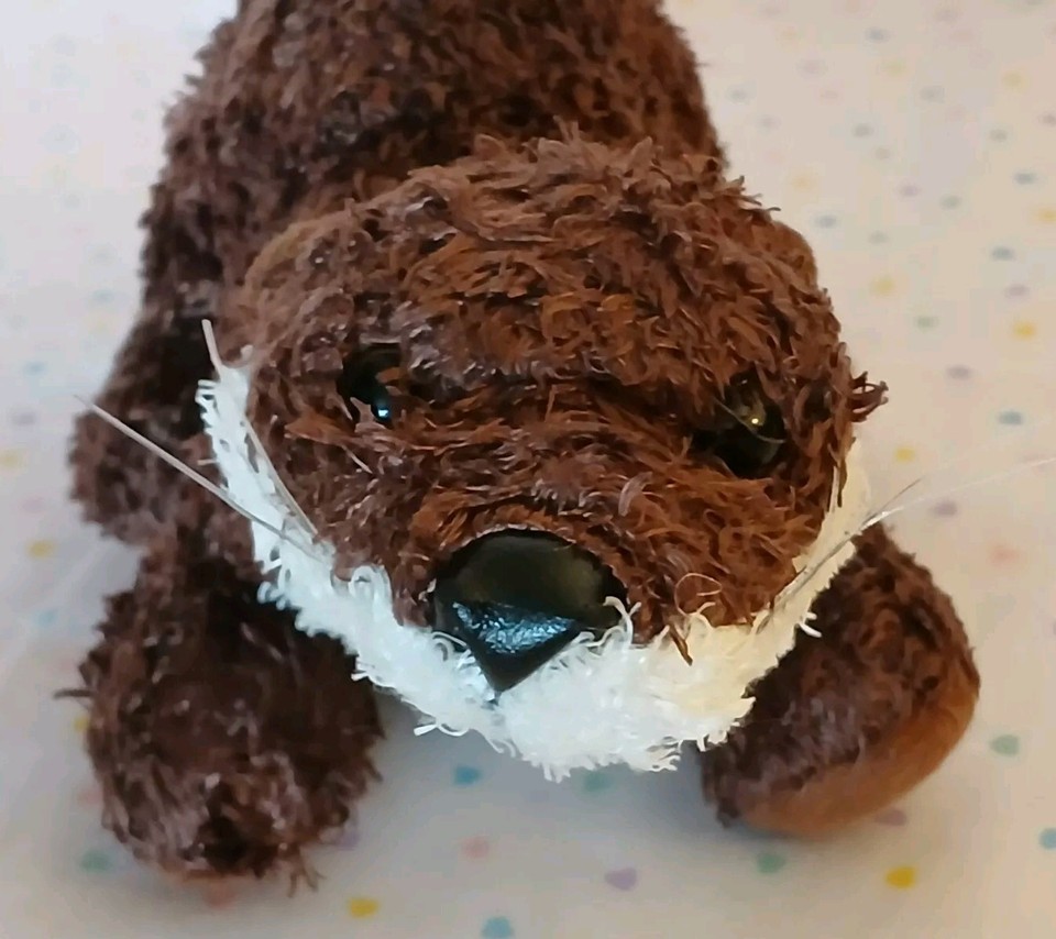 Vintage 1994 The Petting Zoo Brown Otter Stuffed Animal Plush Toy 6 ...