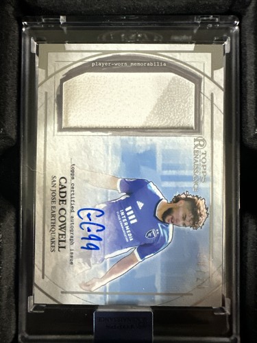 2022 Topps Renaissance MLS Cade Cowell Patch Auto AR-CC7 # 1/20 | eBay