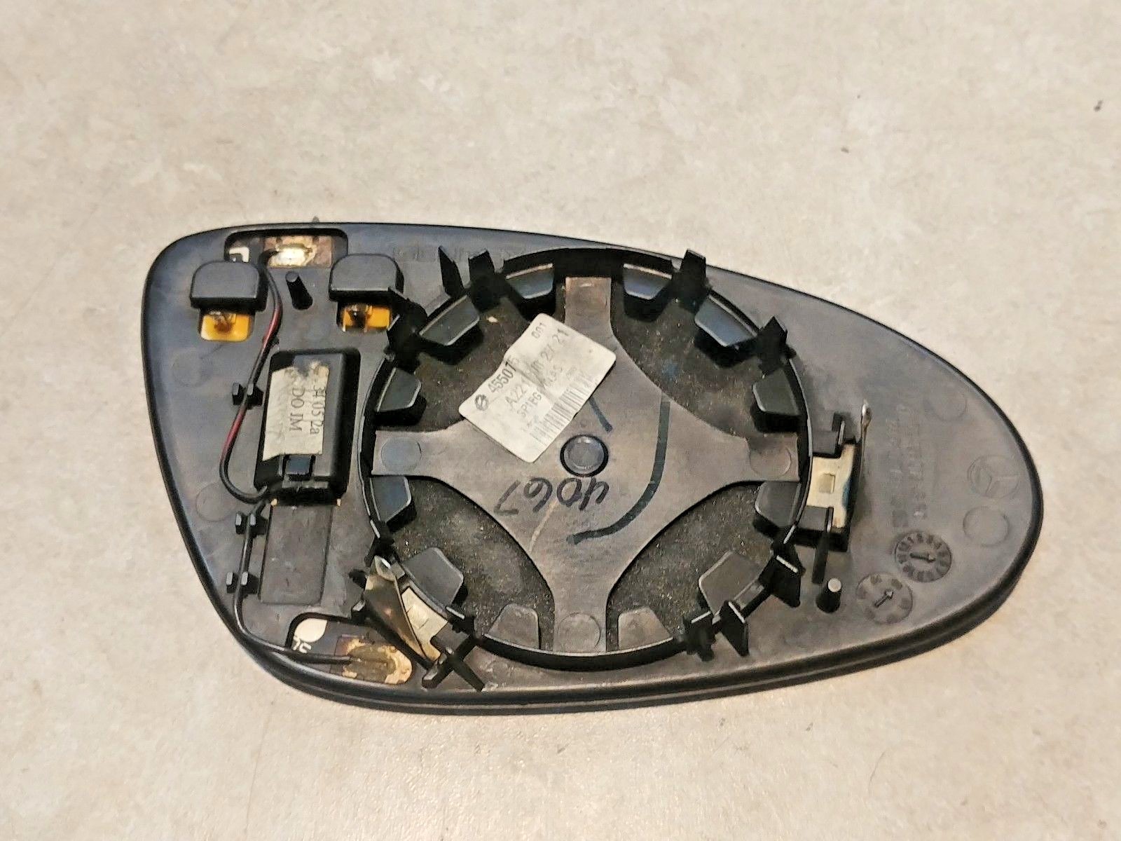 Mercedes W221 Genuine Wide Angle Rear View Side Door Mirror Left ...