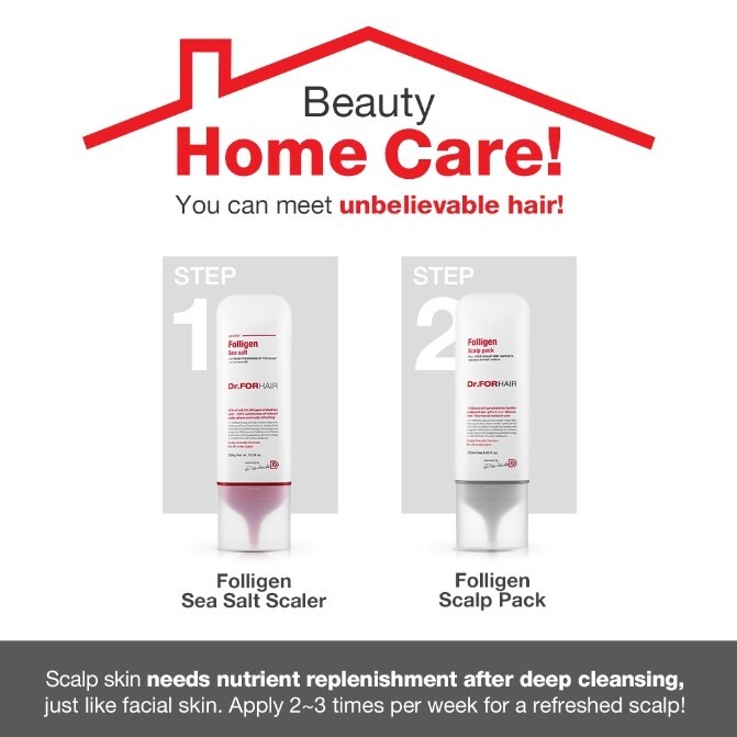 DR.FORHAIR Folligen Sea Salt Scaler 50g Anti Hair Loss Scalp Deep ...