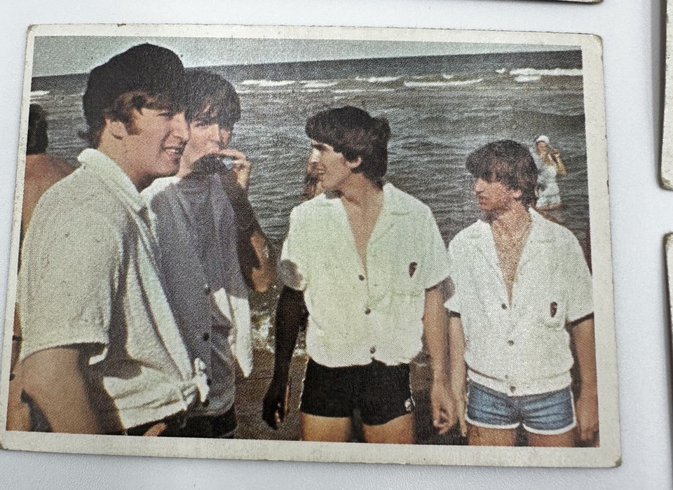 1964 Topps Beatles Color Cards Lot of 14 Orange Back Vintage Trading ...
