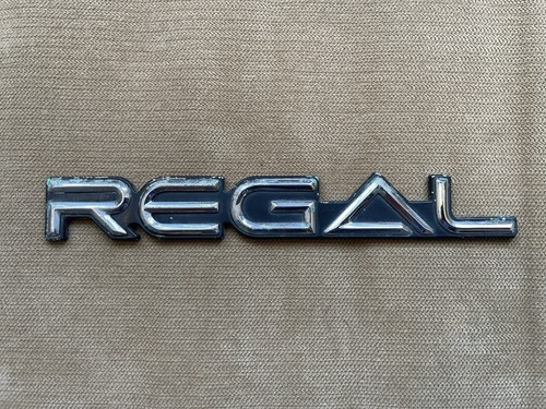 Vintage 1984 - 1987 Buick Regal Script Emblem Badge Ornament (ON-13-51 ...