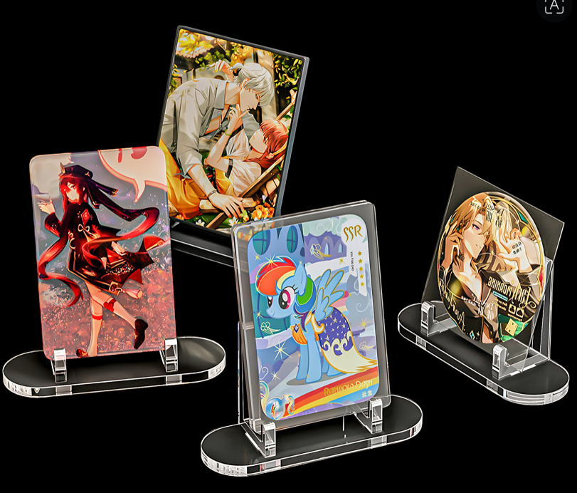 Clear Acrylic Trading Card Display Stands 10‑Pack–PSA/Graded Sports ...