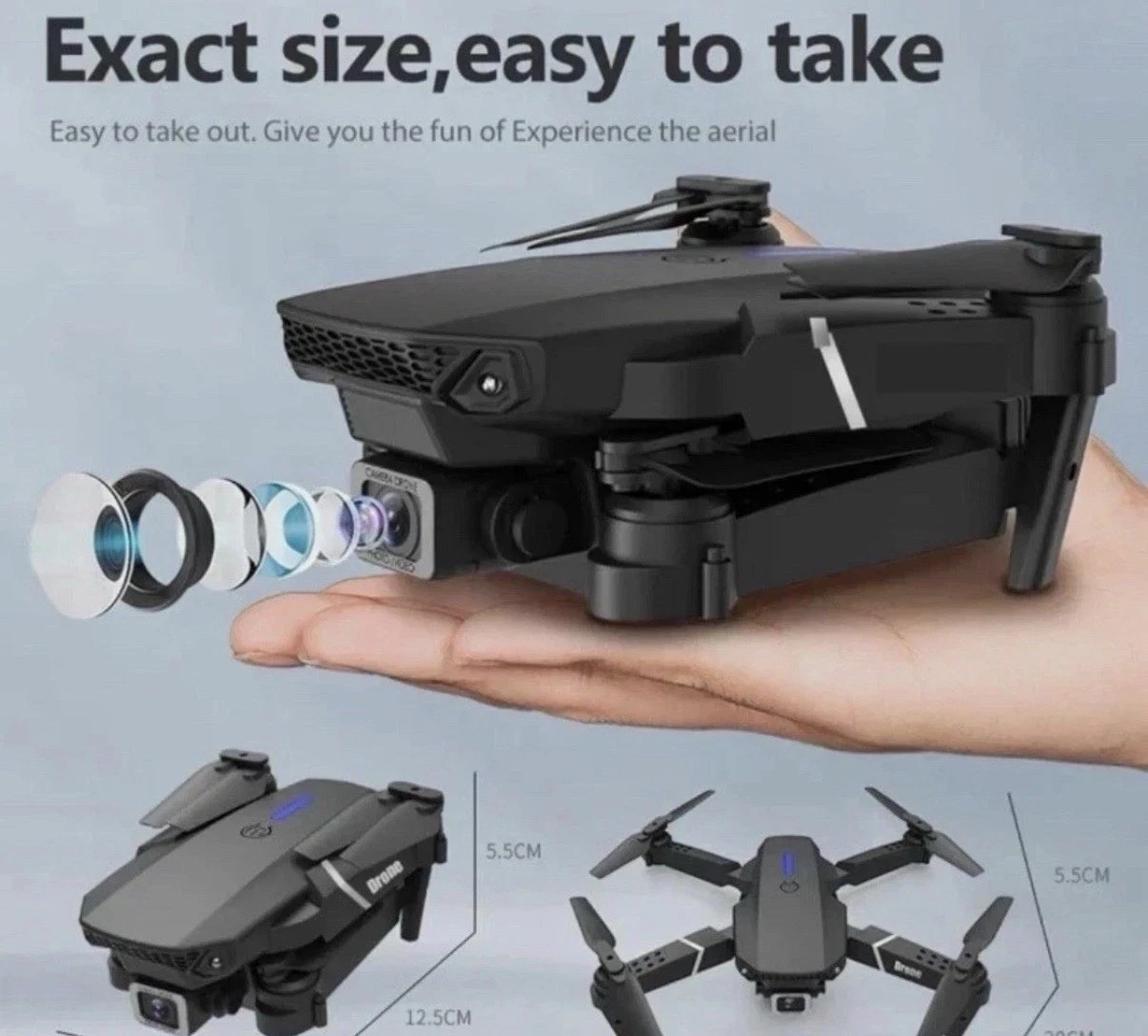 Drone-Avoid Obstacles SMS 4k Camera Retail $299.99 "New & Sealed" | eBay