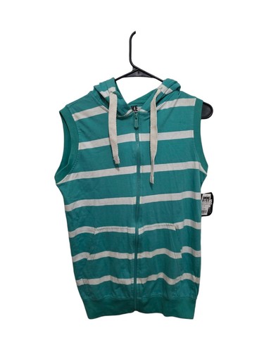 Smoke Rise Striped Sleeveless Full Zip Hoodie S | eBay