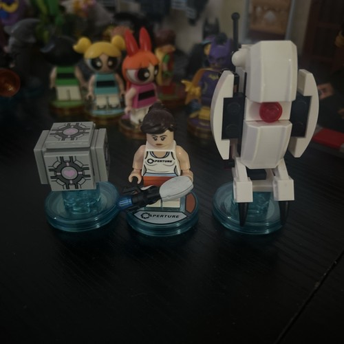 Lego DImensions Portal 2 Level Pack Chell Sentry Turret Companion Cube ...