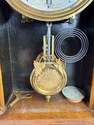 Gorgeous Very Elaborate Antique 1800’s Gilbert Clock Co Hawk Mantle ...