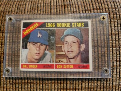 1966 Topps #288 Dodgers Rookie Stars Don Sutton Bill Singer Estate Find ...