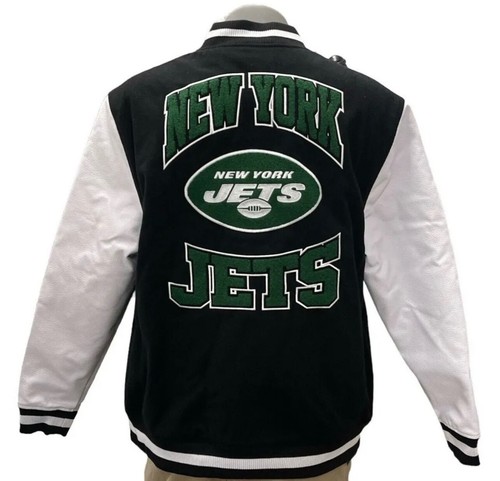 New York Jets Wool Blend Varsity Jacket AUTHENTIC from Foot Locker NWT ...