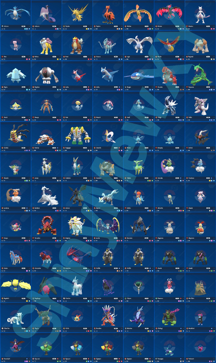 All Legendary Pokemon Names And Pictures - Infoupdate.org