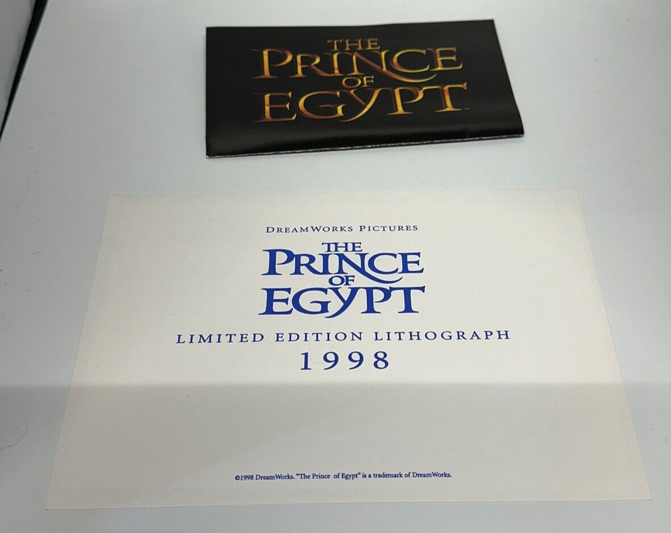 Vintage New 1998 The Prince Of Egypt Exclusive Gift Package Collectors ...