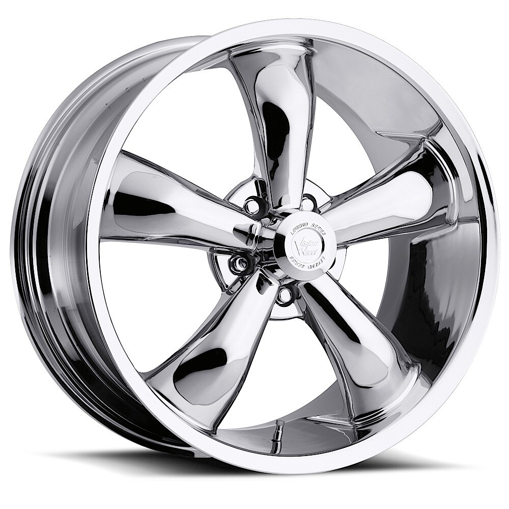 VISION 142 Legend 5 Rim 18X8.5 5X115 Offset 20 Chrome (Quantity of 1 ...