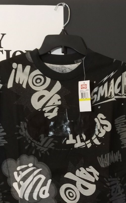 Looney Tunes Mens T-Shirt Logo Batman Pop A Poc Pow Splat Black Size ...