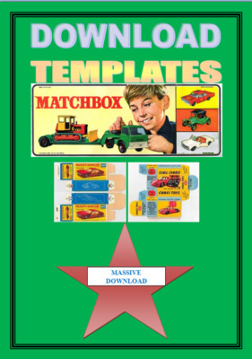 Matchbox Corgi Dinky Repro Boxes Templates Decals Make and Print ...