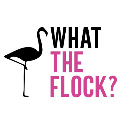 Flamingo What The Flock Sticker Decal | eBay