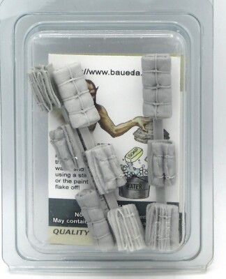 Baueda LS6 28mm WWII Small Rolled Tarps and Tents (9 pcs.) Terrain ...