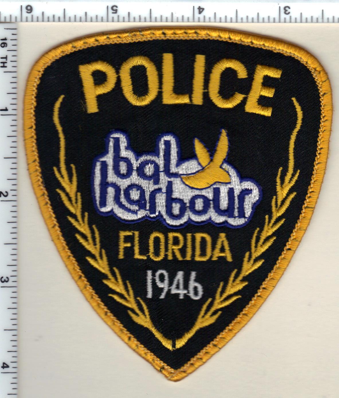 Bal Harbour Police (Florida) Uniform Take-Off Shoulder Patch from the ...