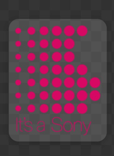 Adesivo Sony "It’s A Sony" Vintage Sticker High Quality ROSA 32mm x ...