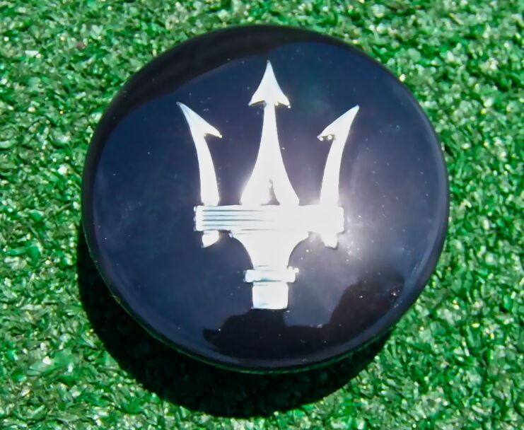 Factory Maserati Black Center Cap New Genuine OEM Granturismo ...
