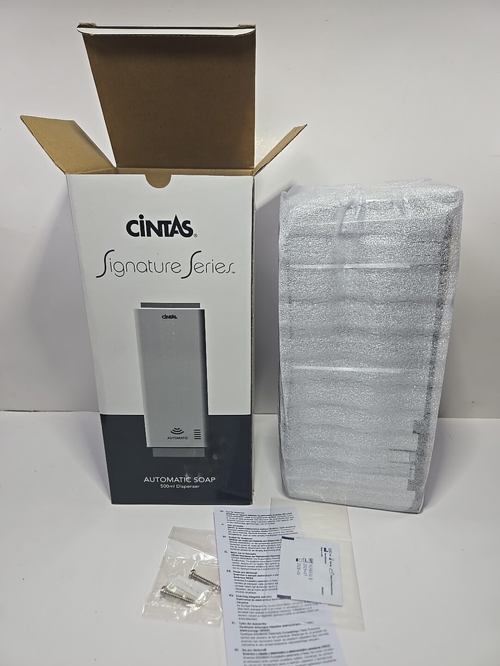 New Cintas Signature Series Automatic Soap Dispenser Gray | eBay