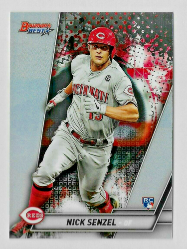 NICK SENZEL 2019 BOWMAN'S BEST ROOKIE RC CARD #12 REDS | eBay