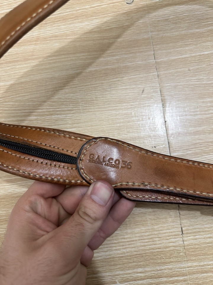 Galco Size 36 Brown Leather Casual Made In USA | eBay