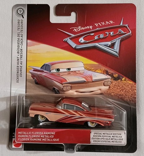 2019 DISNEY PIXAR CARS *SCAVENGER HUNT* *METALLIC FLORIDA RAMONE* *VERY ...