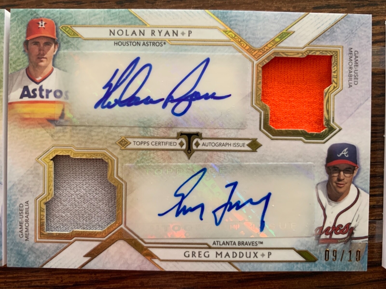 2018 Topps Triple Threads Deca Auto Patch Relic Book Nolan Ryan and ...