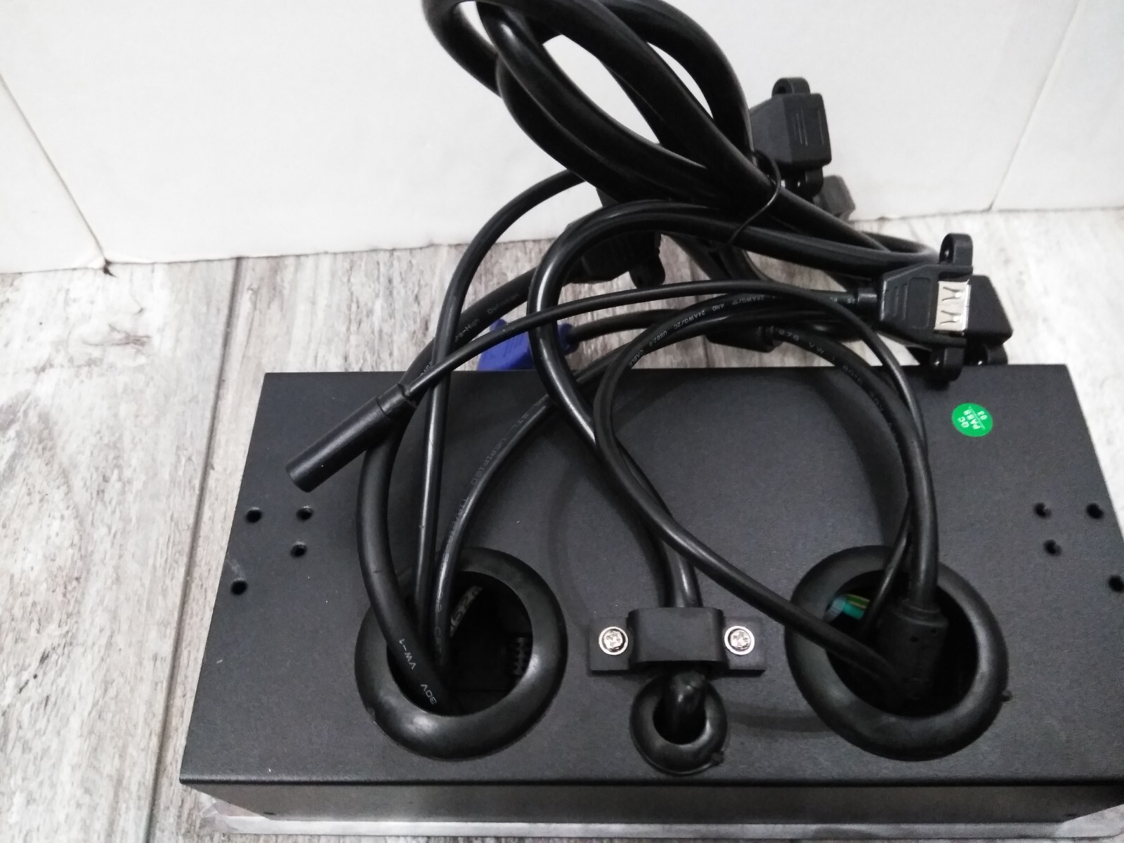 Conference Table Power Brush Connectivity Box with 4 AC Power + 2 RJ45 ...