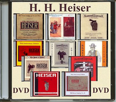 10 H.H.Heiser Catalogs on DVD. Saddles, Bits, Spurs, Gun Leather and ...
