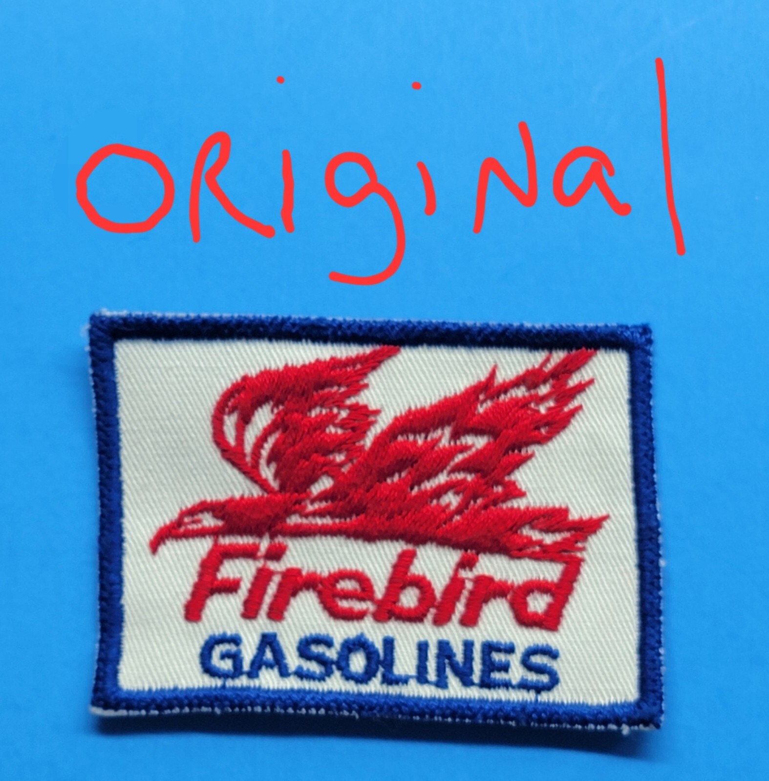 VTG Firebird Gasoline Oil Station Service Dealer Uniform Patch ORIGINAL SQUARE | eBay
