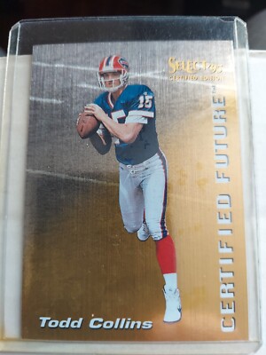 Todd Collins 1995 Select Certified Future Card #9 Buffalo Bills NFL | eBay