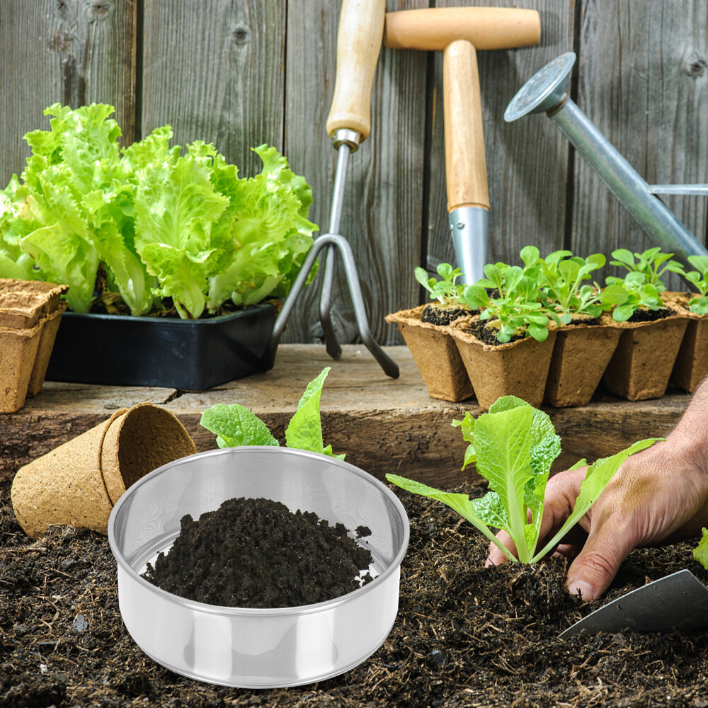 Stainless Steel Sieve Red Sand Sifter for The Beach Soil Small | eBay