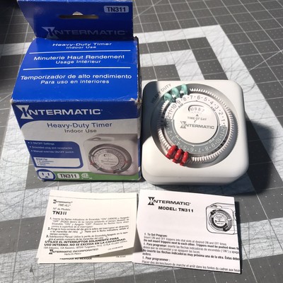 Intermatic Heavy Duty Lamp & Appliance Timer Grounded 3 On/Off 15A ...