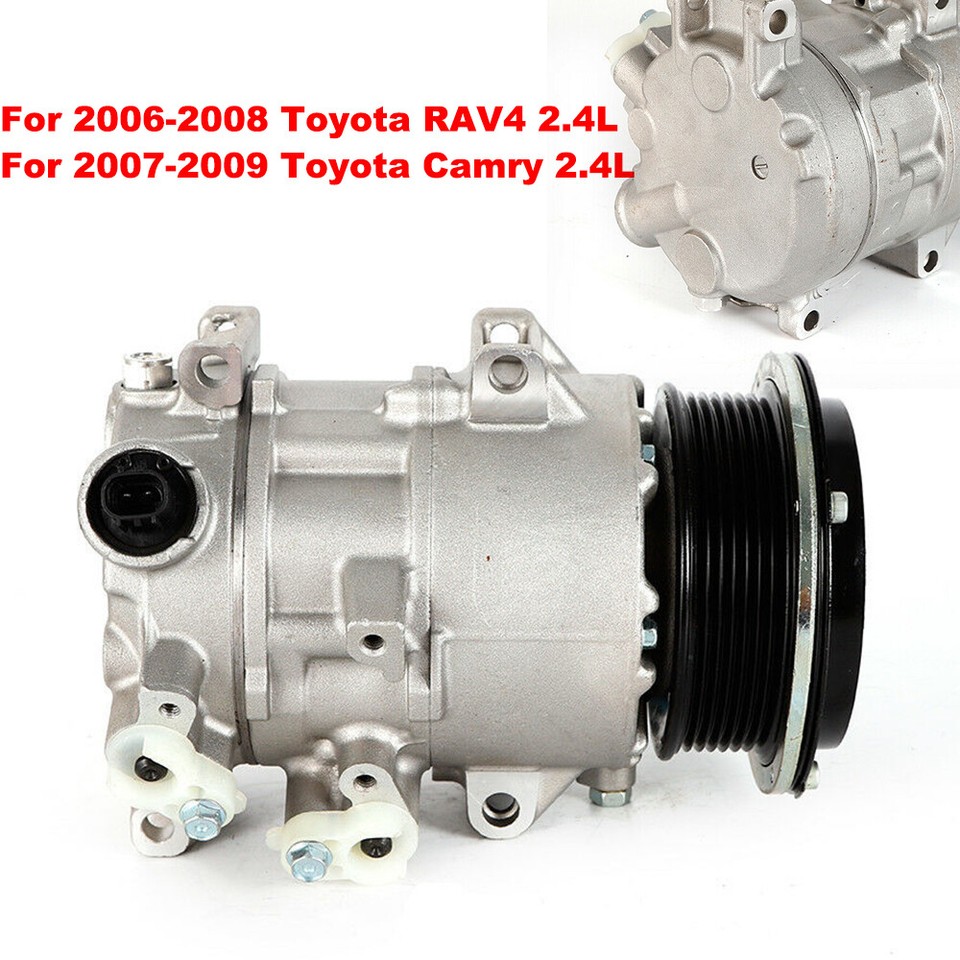 A/C AC Compressor For 2007-2009 Toyota Camry Fits 2006-2008 RAV4 2.4L ...