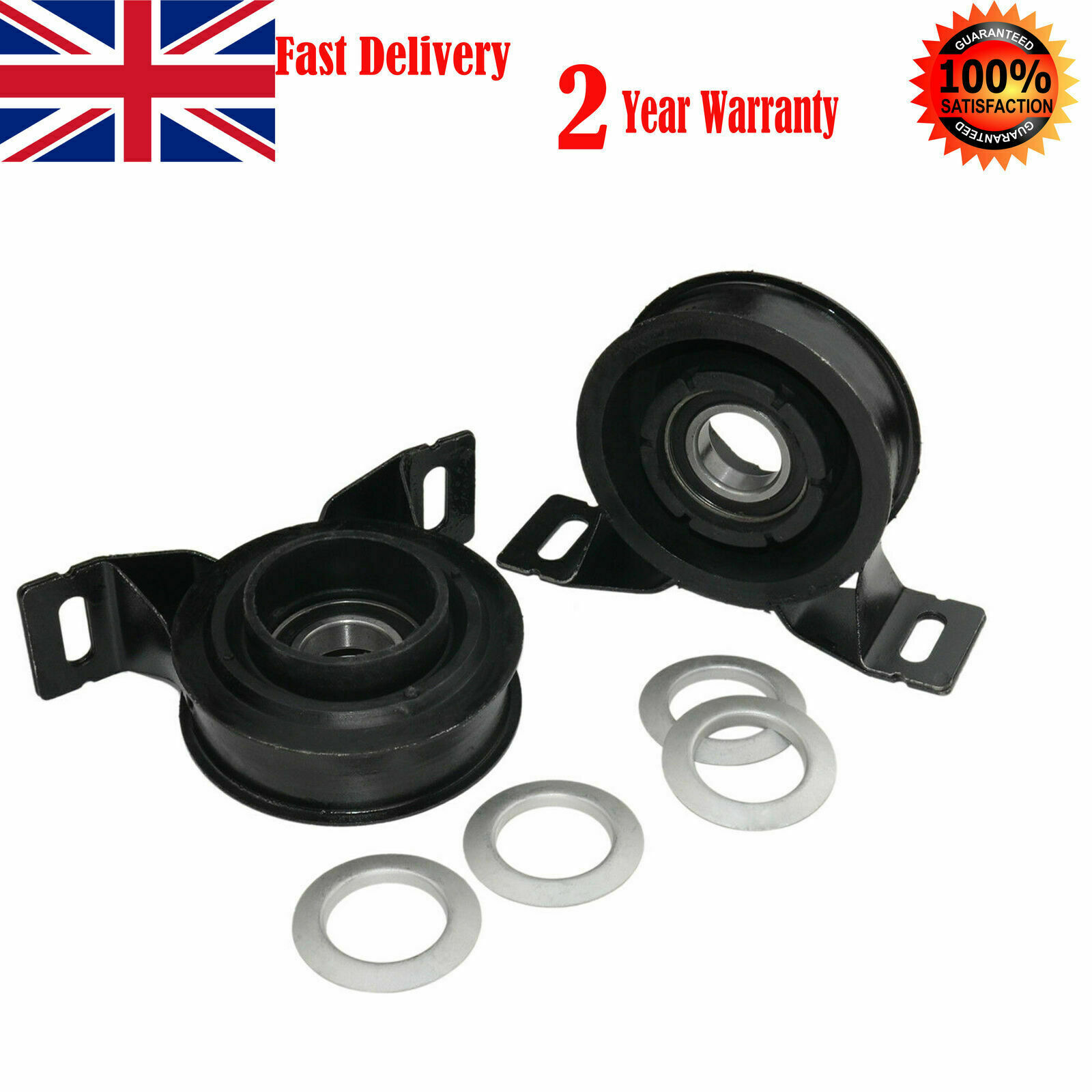 2 PCS Centre Propshaft Bearing For Land Rover Freelander 1 TD4 1.8i ...