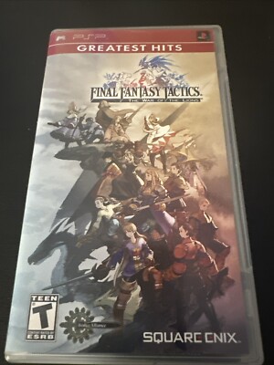 FINAL FANTASY TACTICS: THE WAR OF THE LIONS PSP COMPLETE CIB AUTHENTIC ...