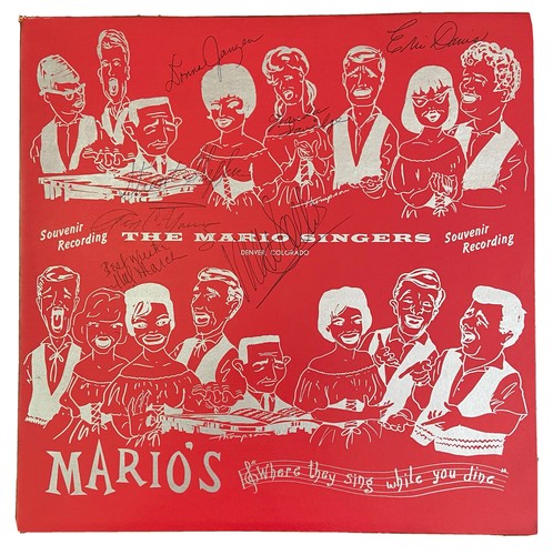 SIGNED COPY - THE MARIO SINGERS, SOUVENIR RECORDING (DENVER, COLORADO ...