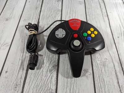 VINTAGE NINTENDO 64 N64 PERFORMANCE SUPER PAD 64 CONTROLLER P-307 Black ...