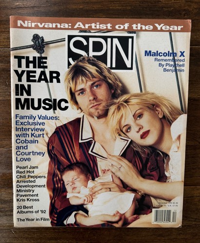 Very Rare Nirvana Artist of the Year SPIN magazine Dec 1992 Year In ...