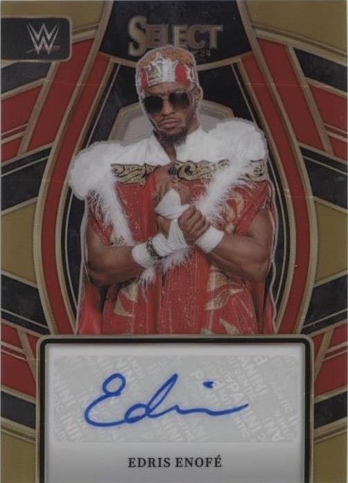 2024 Panini Select WWE - Signature Selections Edris Enofe #SL-EEF Red ...